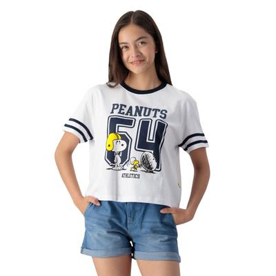 Playera Woolworth Mujer Estampado Snoopy Football Peanuts | DelSol
