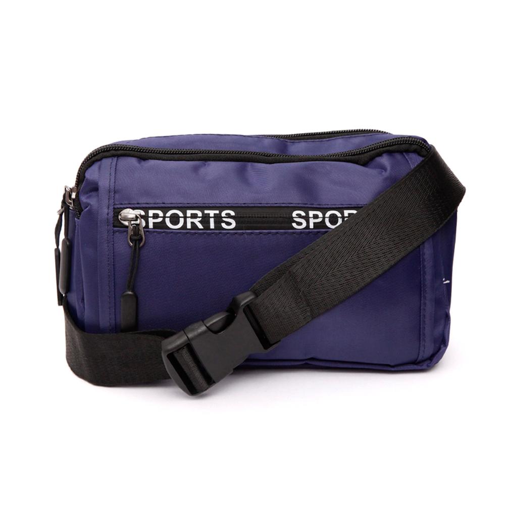 Bolso Hummo Hombre Deportivo Diferentes Compartimientos Azul | DelSol