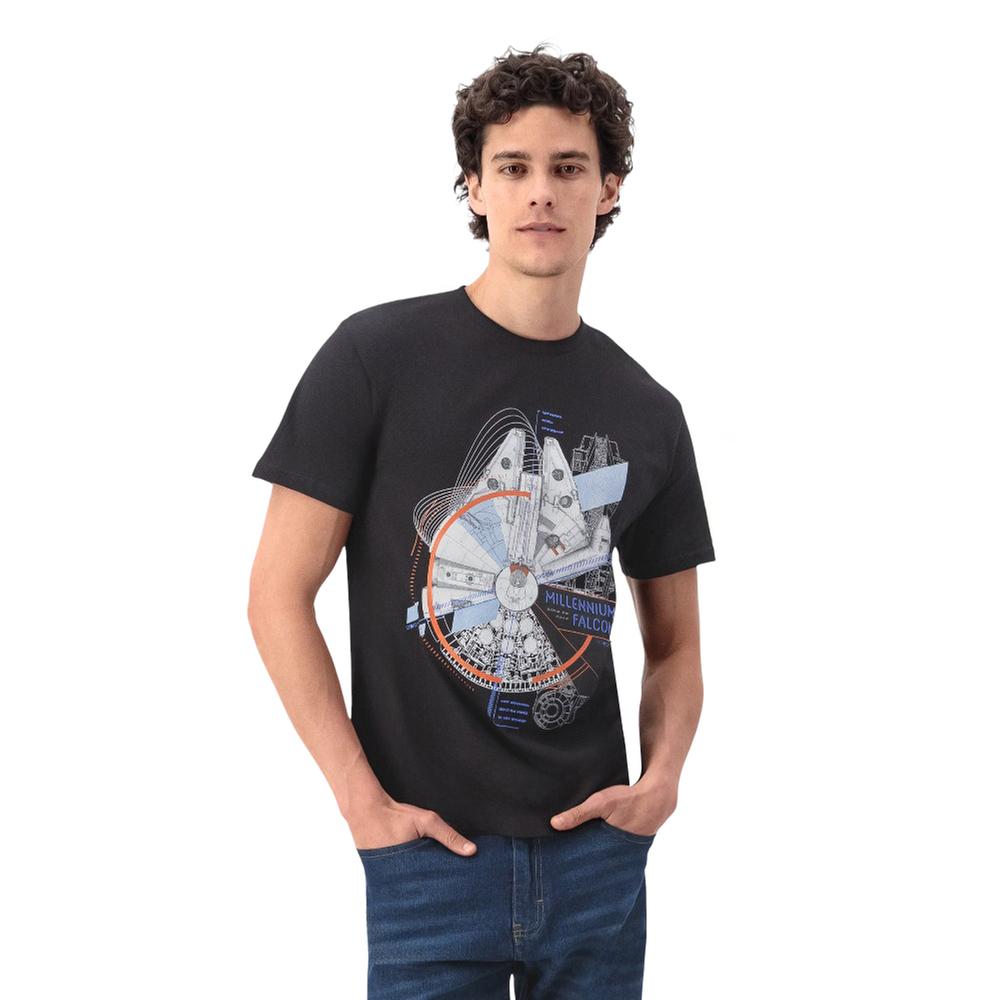 Playera Woolworth Hombre Cuello Redondo Estampado Frontal Star Wars ...