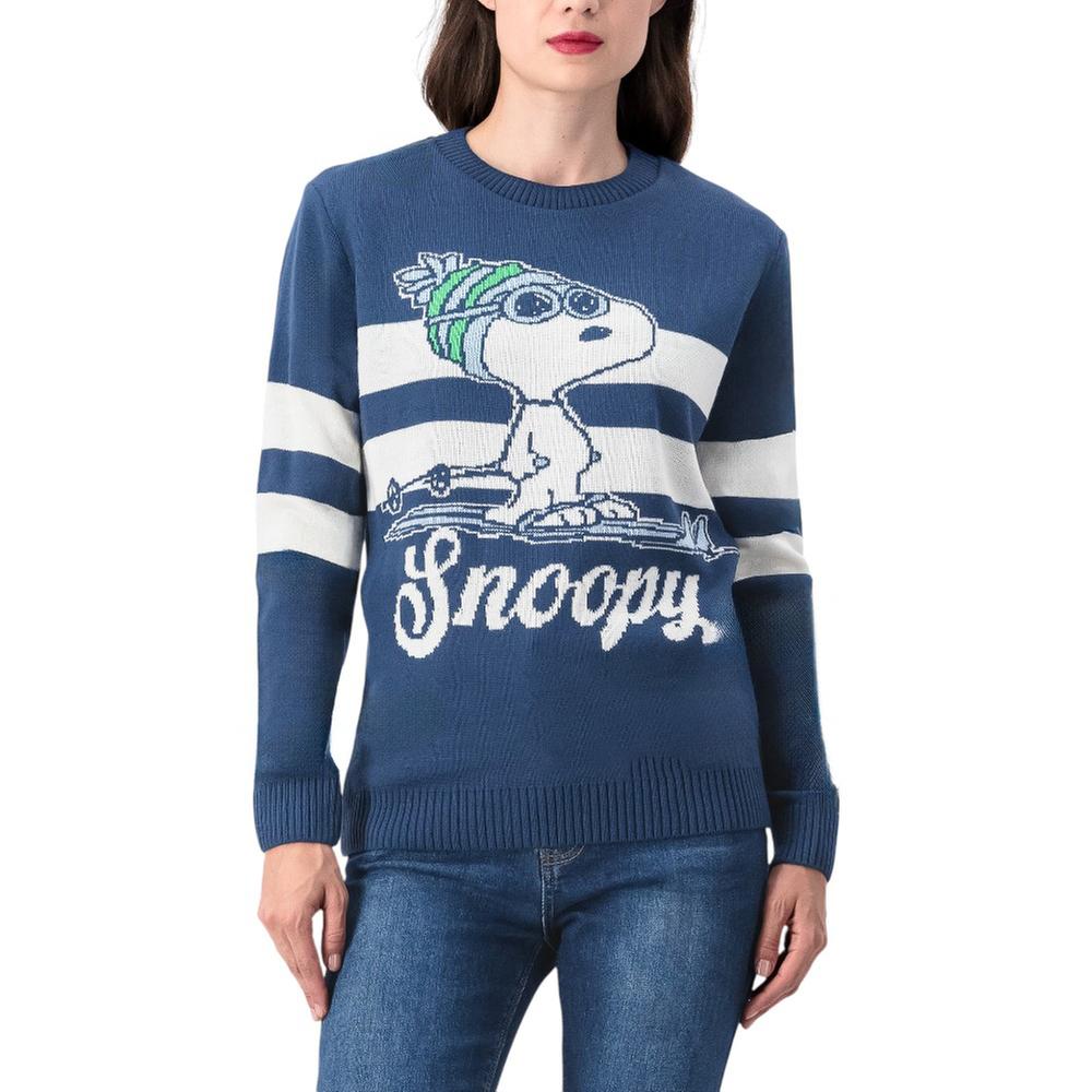 Suéter Woolworth Mujer Manga Larga Diseño Frontal Snoopy Peanuts | DelSol