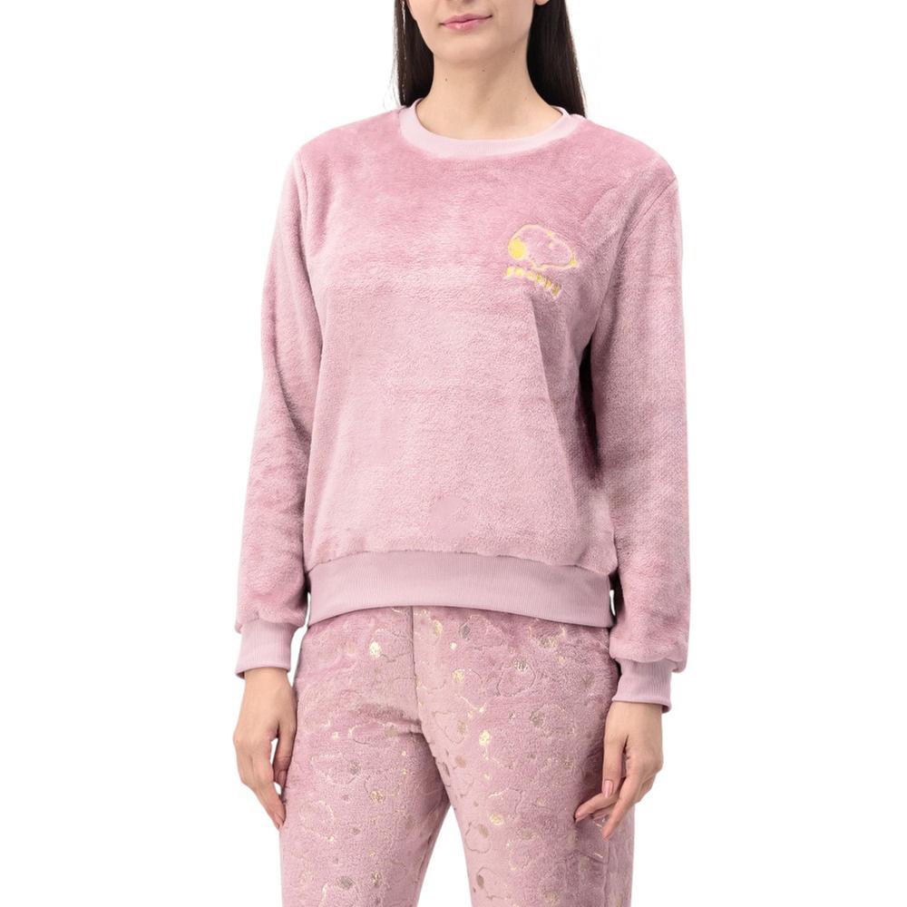 Pijama Woolworth Mujer Playera Y Pantalón Relieve Snoopy Peanuts | DelSol