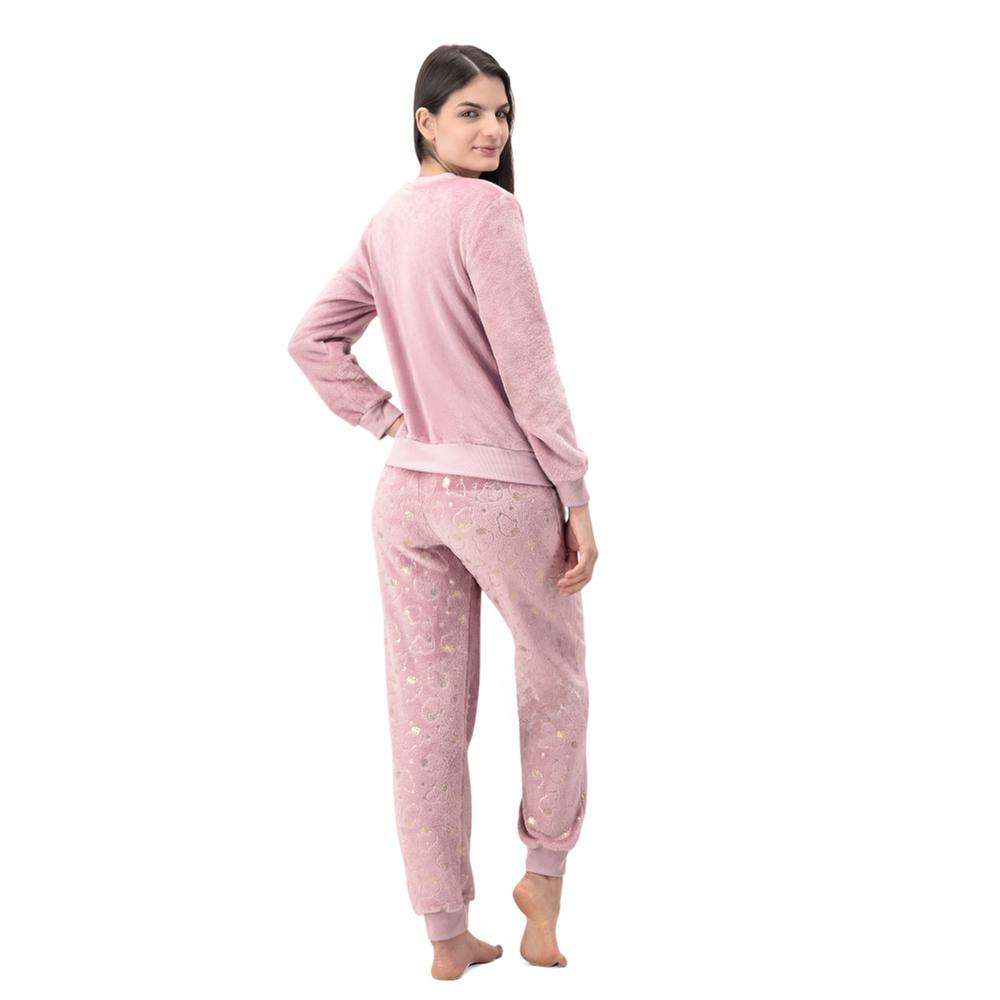 Pijama Woolworth Mujer Playera Y Pantalón Relieve Snoopy Peanuts | DelSol