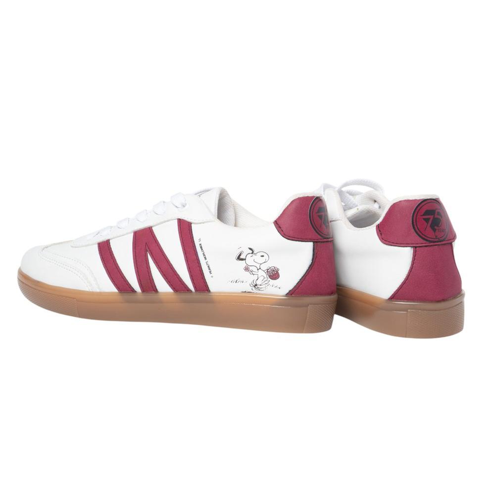 Tenis Woolworth Mujer Franjas en Contraste y Diseño Peanuts | DelSol