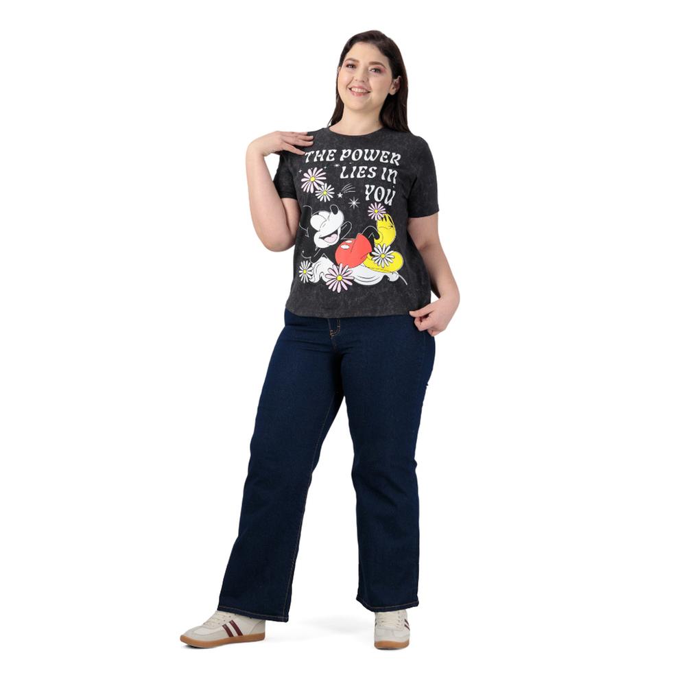Playera Woolworth Mujer Diseño Mickey Mouse Con Leyenda | DelSol