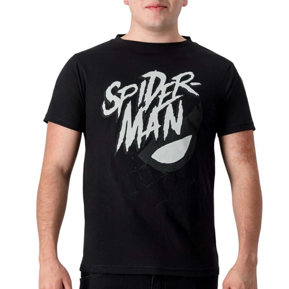 Playera Woolworth Hombre Silueta Y Leyenda Spider Man Marvel | DelSol