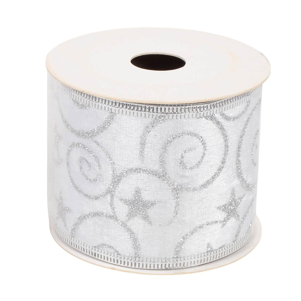 Cinta Decorativa Festinav Grecas 6.3 cm Plata 9 m | DelSol