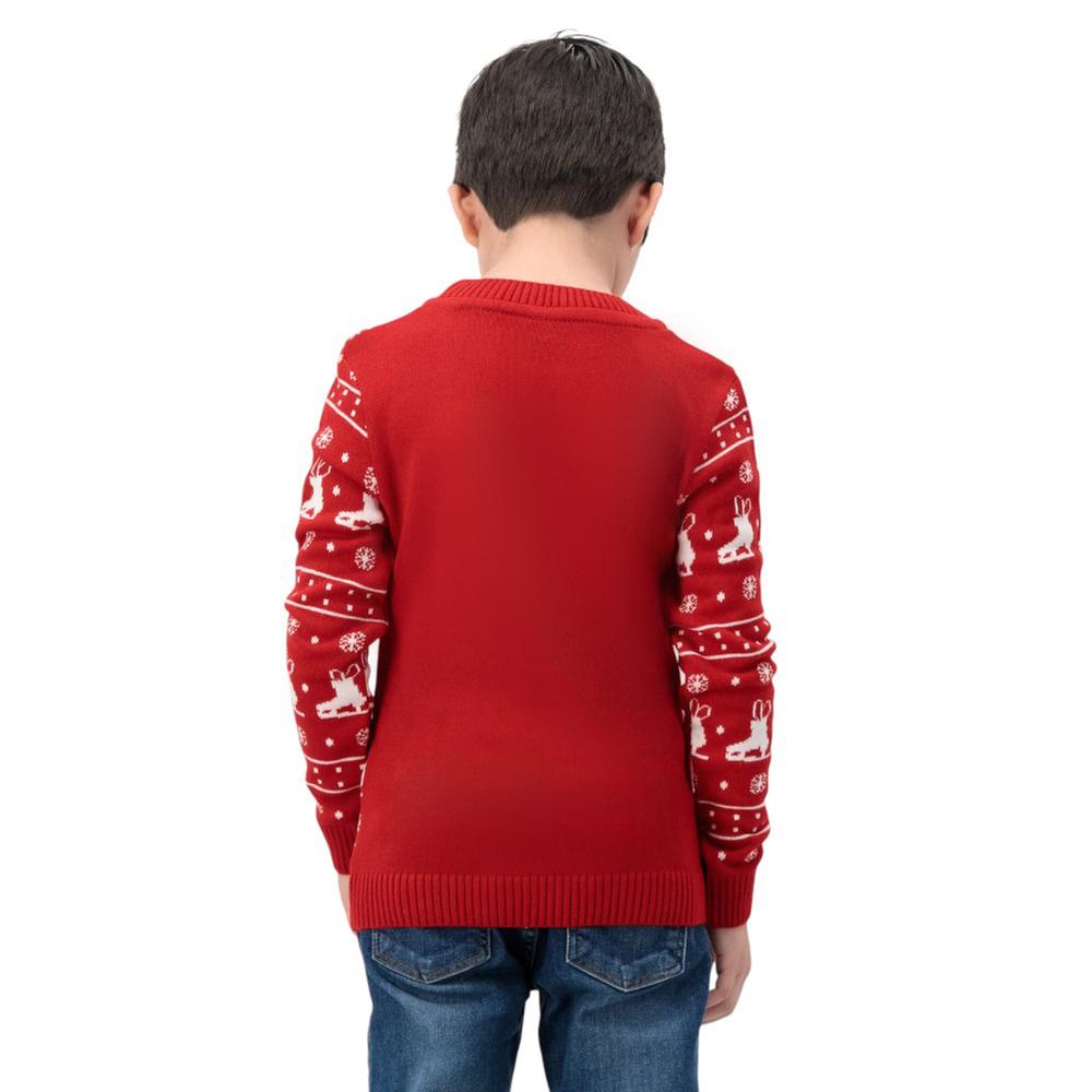 Suéter Navideño Woolworth Niño Diseño Snoopy Con Bufanda Peanuts | DelSol