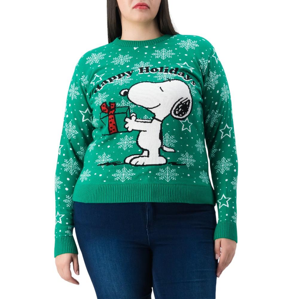Suéter Navideño Woolworth Mujer Snoopy Happy Holidays Peanuts | DelSol