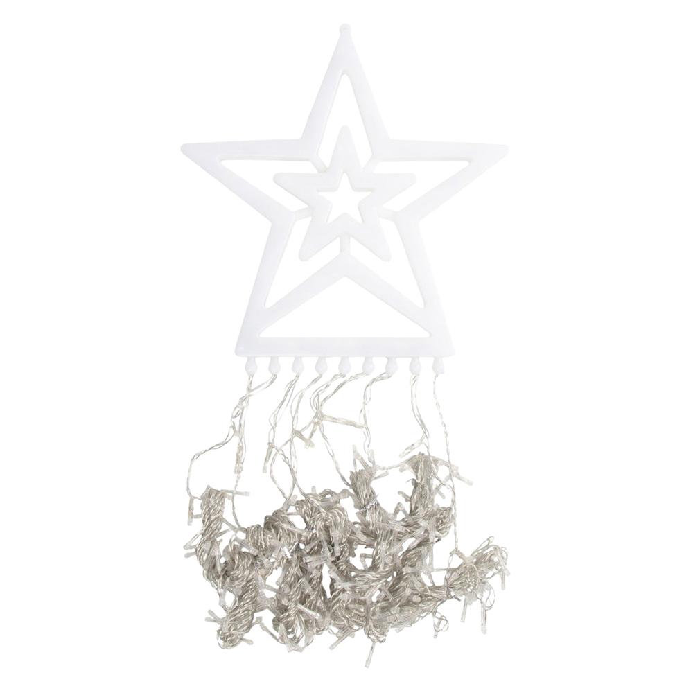 Estrella con Cortina Led Star Light Calida 300 Luces | DelSol