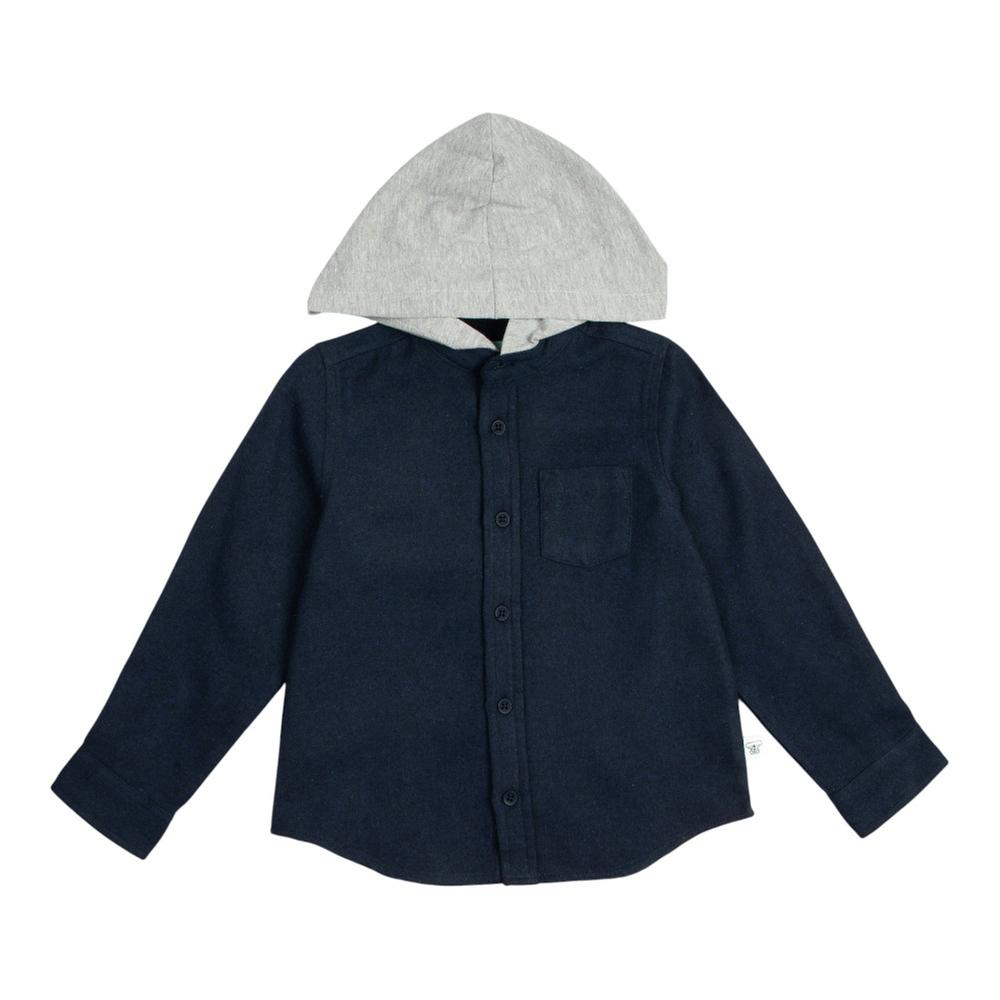 Camisa Fantastic Bebé De Franela Manga Larga Azul | DelSol