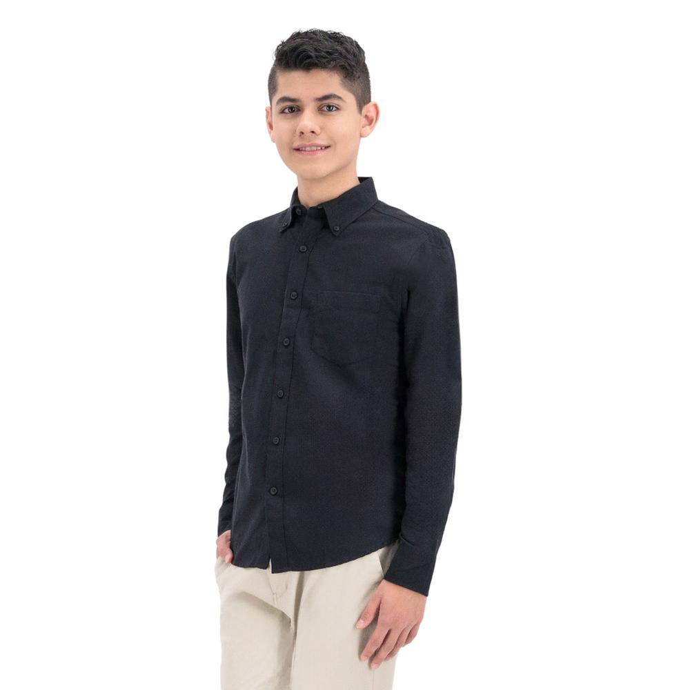 Camisa Hummo Hombre Diseño Liso Botones Al Tono | DelSol