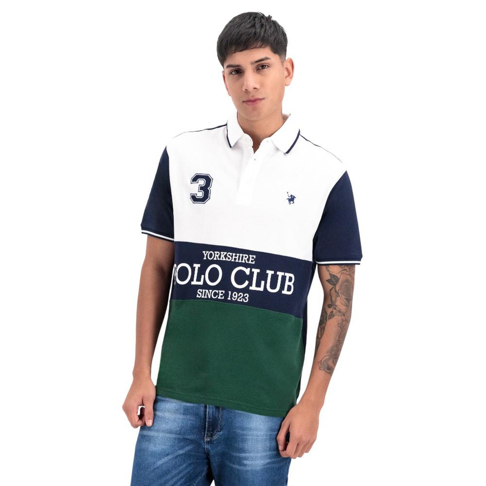 Playera Polo Star Club Hombre Diseño Bloques De Color | DelSol