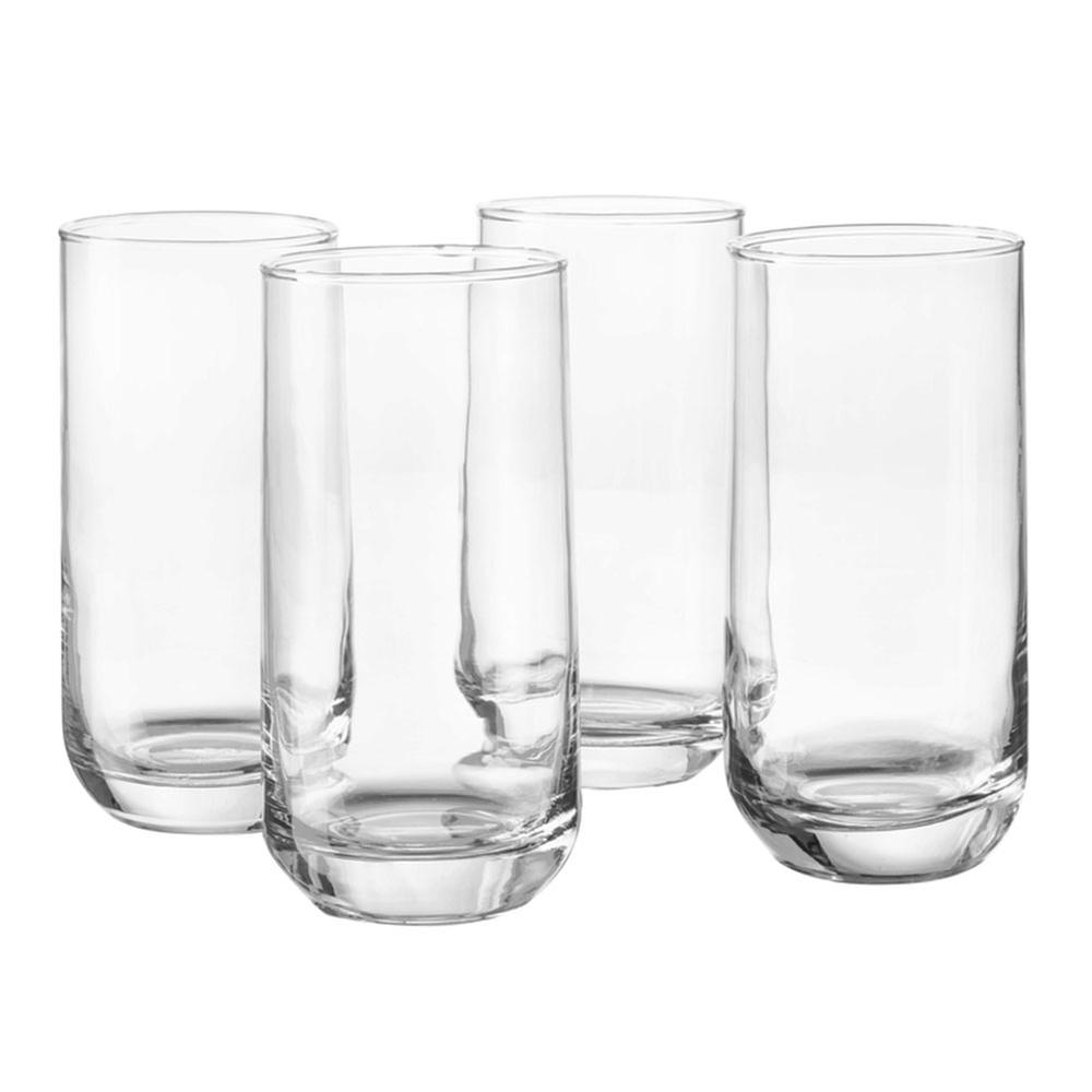 Juego de Vasos Crisa Vidrio 4 Piezas | DelSol