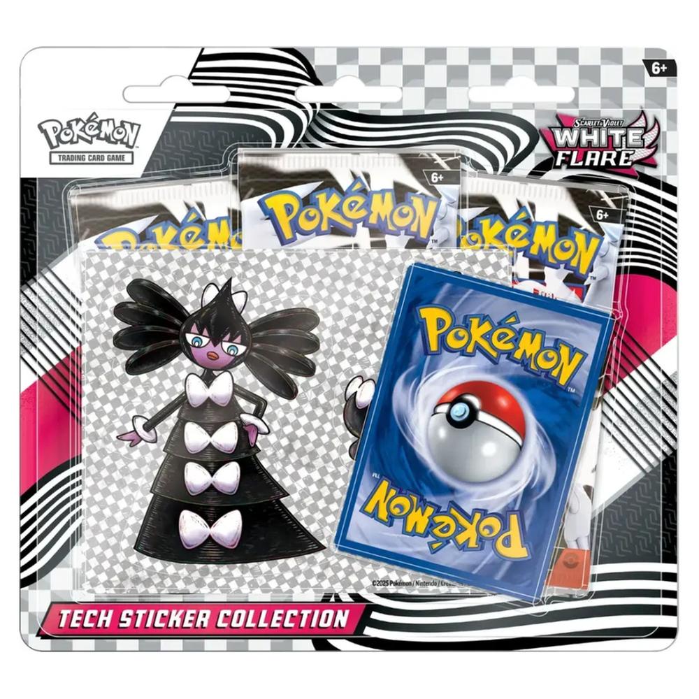 Juego De Cartas Pokemon Tcg Scarlet & Violet White Flare Tech Sticker ...