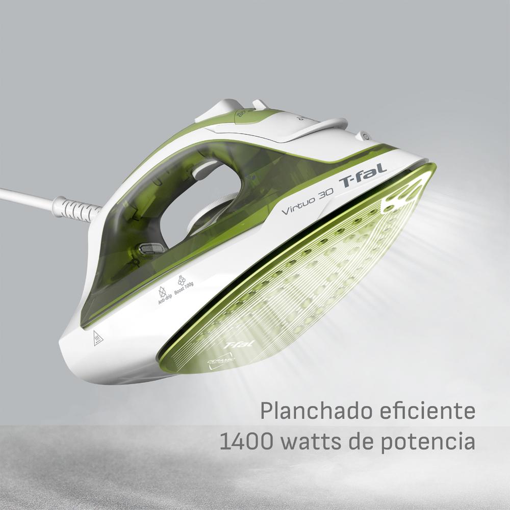 Plancha de Vapor T-Fal Virtuo 30 Verde FV2C44U0 | DelSol