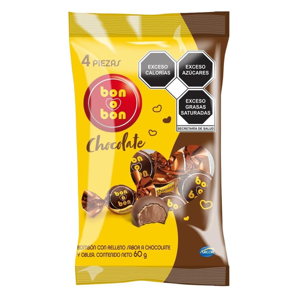 Chocolates Bon o Bon Chocolate 4 Piezas | DelSol