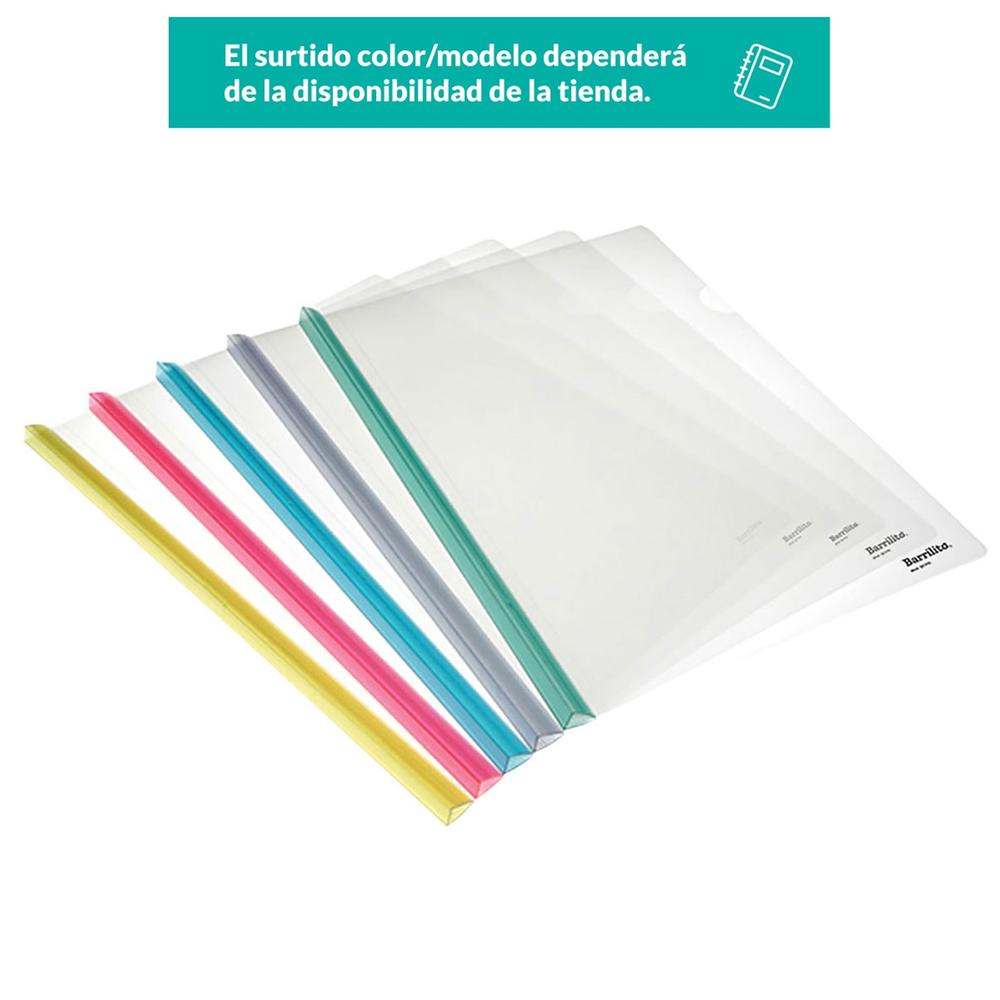 Folder con Costilla Barrilito Oficina Tamaño Oficio | DelSol