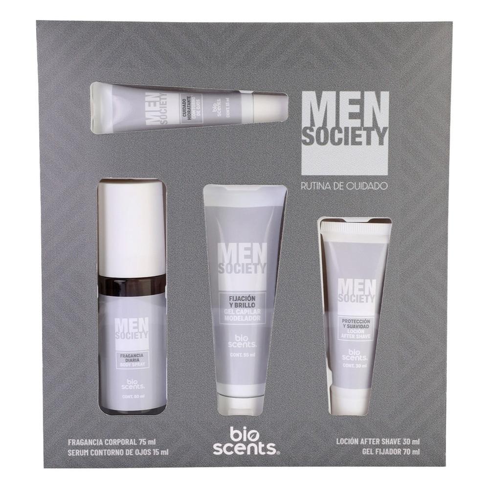 Set Bio Scents Men Society 4 Piezas | DelSol