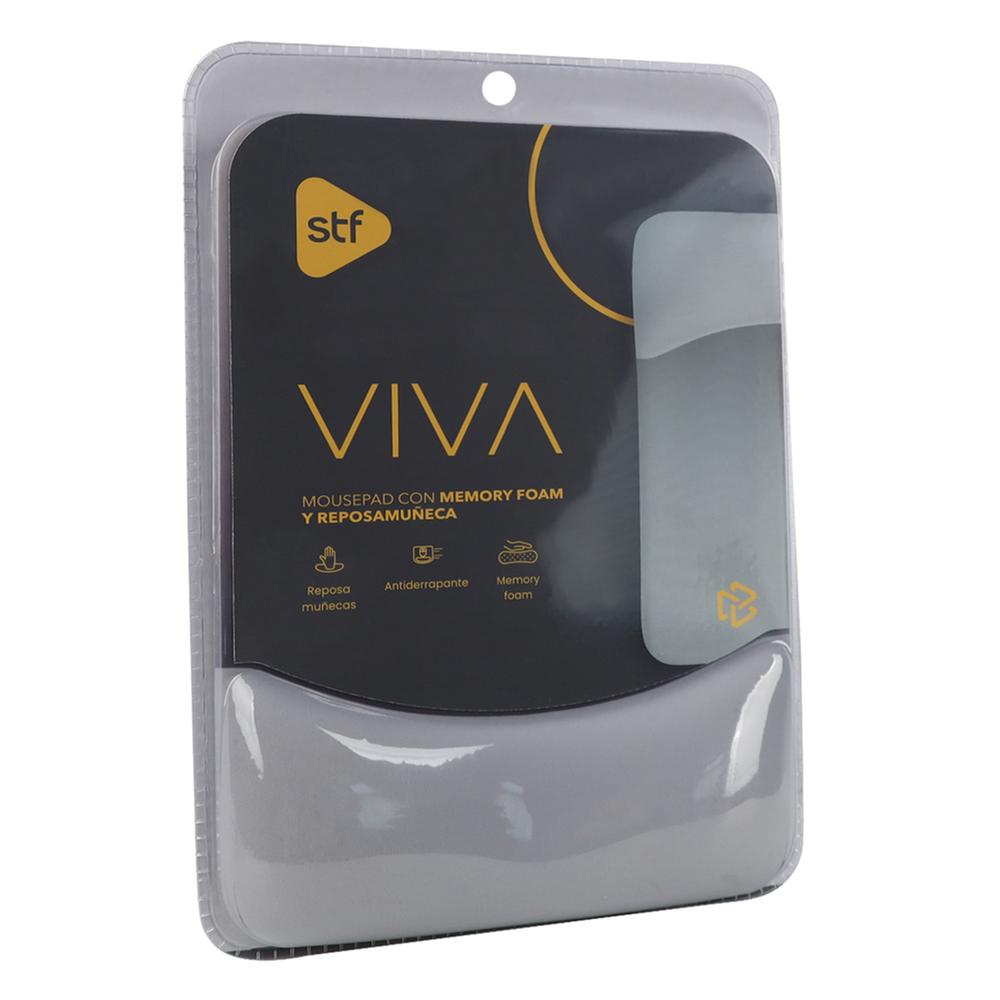 Mousepad STF Viva Memory Foam Grafito | DelSol