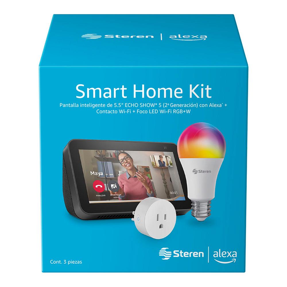 Smart Home Kit Steren Alexa 3 Piezas | DelSol