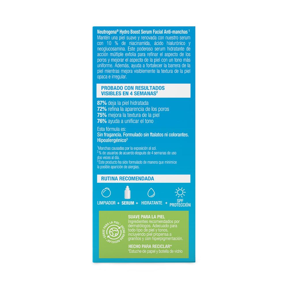 Sérum Anti Manchas Neutrogena Hydro Boost 30 ml | DelSol
