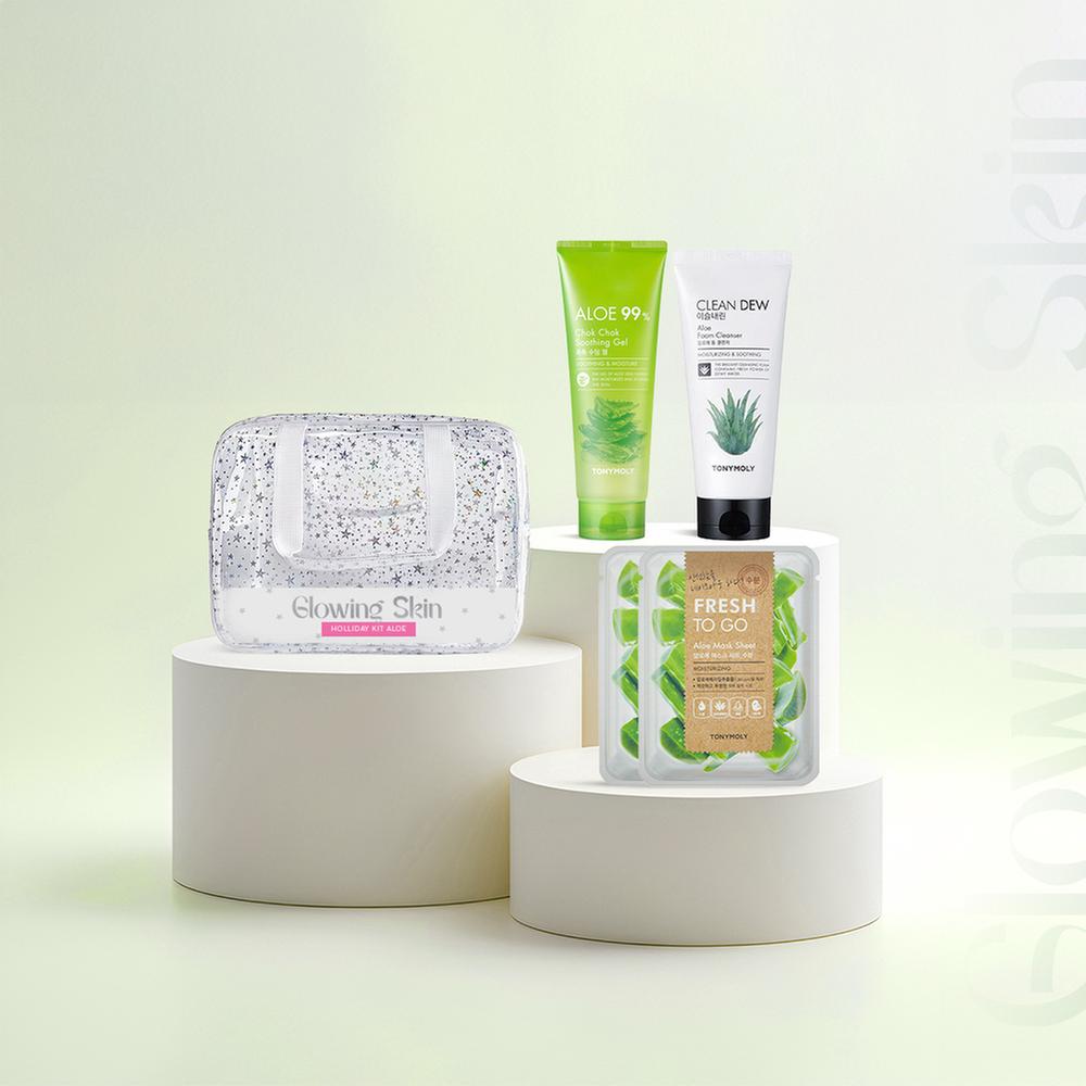 Kit De Cuidado Facial Tony Moly Glowing Skin 3 Piezas | DelSol